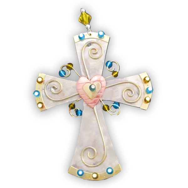 Love Cross - Handmade Christmas Ornament – Art & SoulWorks