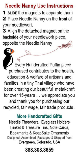 Peace Dove, Magnetic Needle Nanny, Holder & Keeper, Puffin Company ...