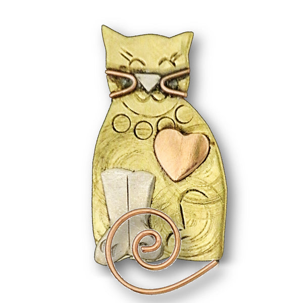 Kitty Cat, Magnetic Needle Nanny, Holder & Keeper, Puffin Company – Art ...